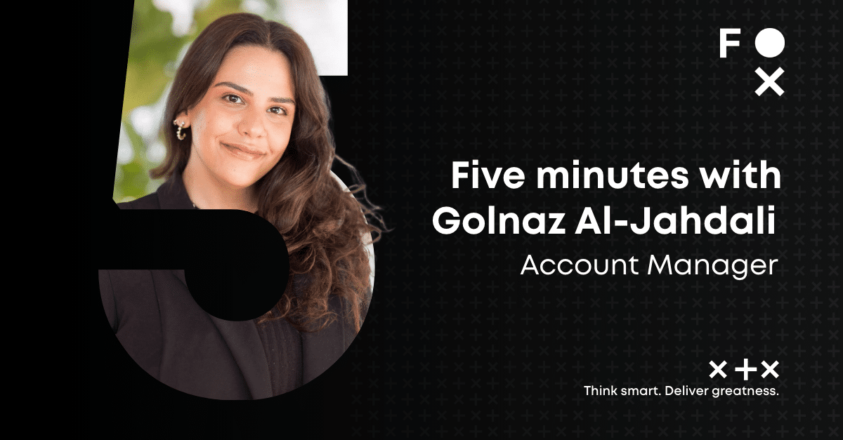 Five minutes with Golnaz Al-Jahdali | Fox Agency