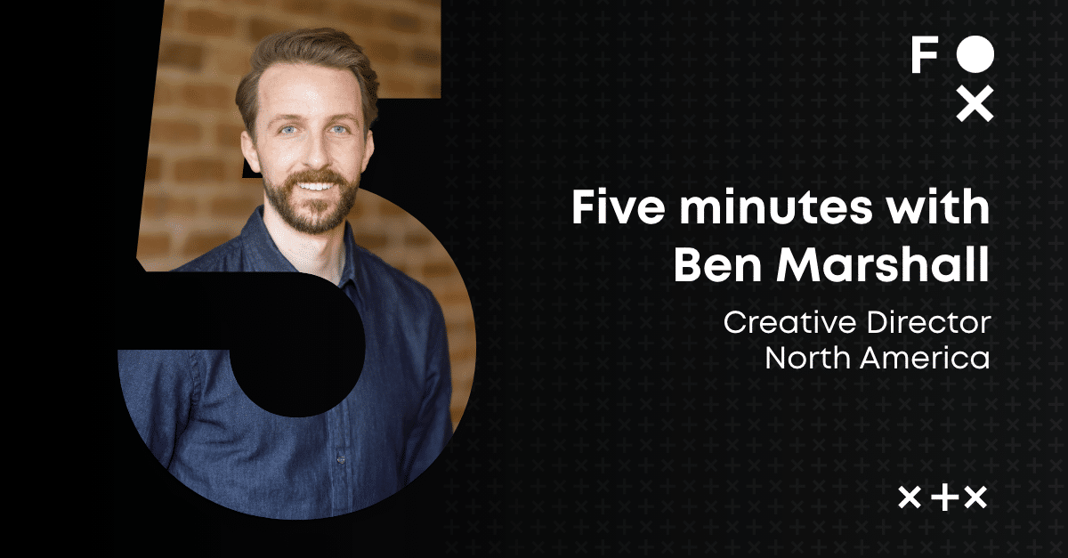 Five minutes with Ben Marshall | Fox Agency